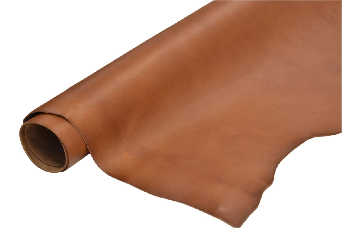 Seidel Tanning Saddle Brown Waxy Cowhide 5-5.5oz – Buckskin Leather Co.